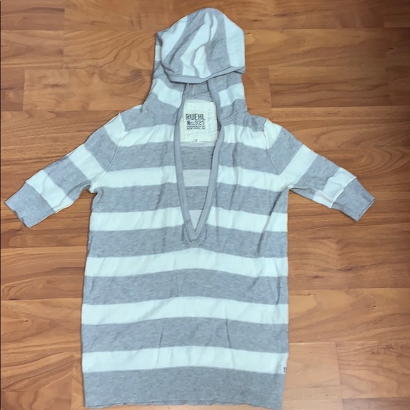 Ruehl No.925 | Sweaters | Ruehl No 925 Gray And White Striped Sweater ...